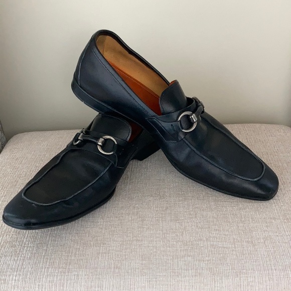 Magnanni | Shoes | Magnanni Black Leather Rafa Ii Bit Loafer Euc | Poshmark